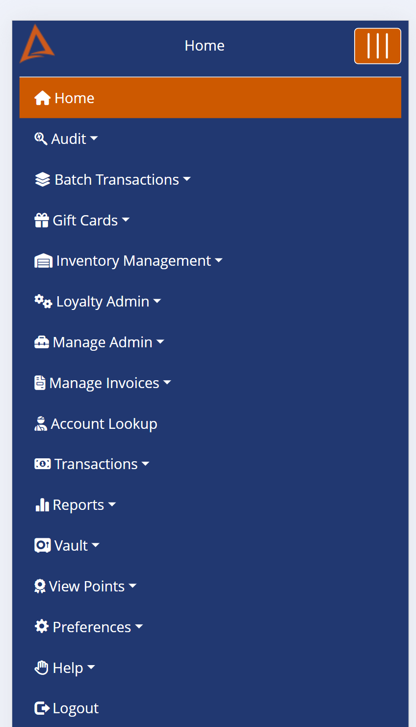 Navigation - VELA Admin Guide